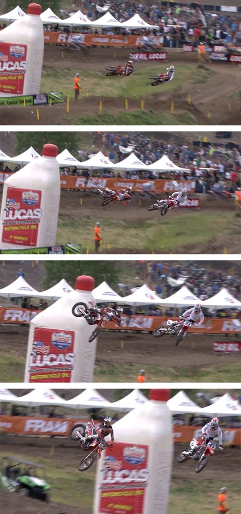 Ken Roczen scrub Trey Canard à Thunder Valley 2014 - Mx Bretagne